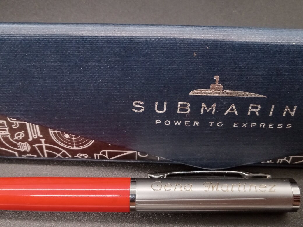 Custom Engraved Fountain Pen Elegant Gift - Etsy