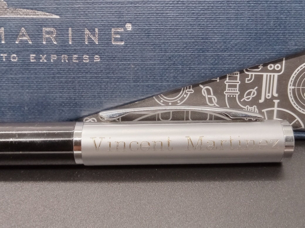 Custom Engraved Fountain Pen Elegant Gift - Etsy