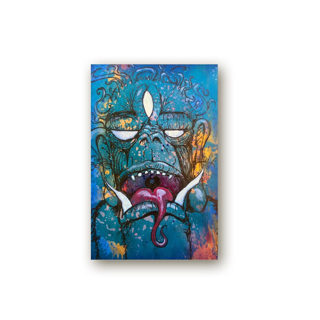 11 X 17 Three Eyed Monkey Poster Print - Etsy