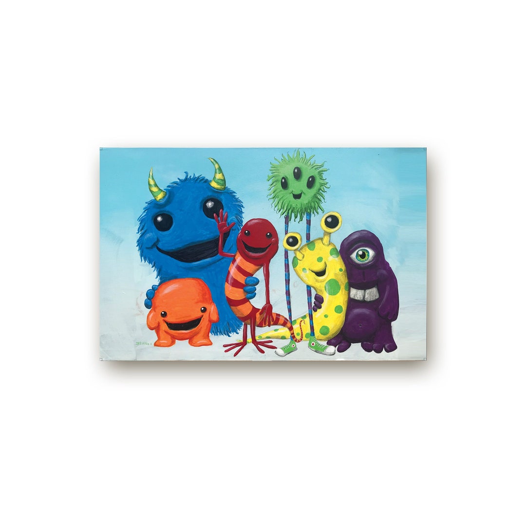 11 X 17 Inch Monster Friends Poster Print - Etsy