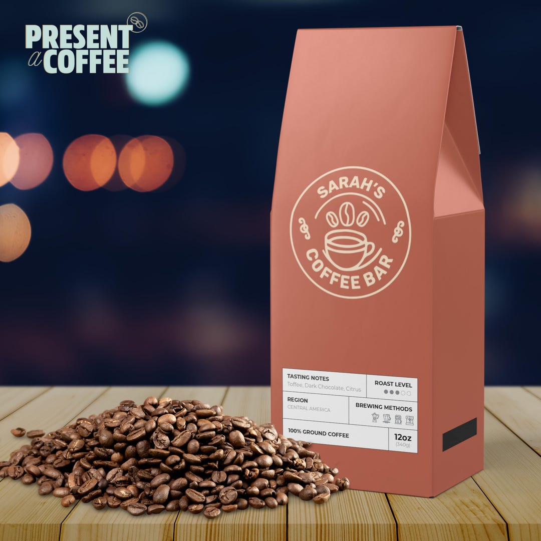 Custom Coffee Bag for Coffee Lovers Gift for Family Friends ...