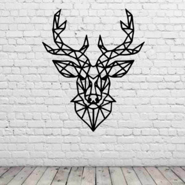 Deer Head Wall Art - Etsy