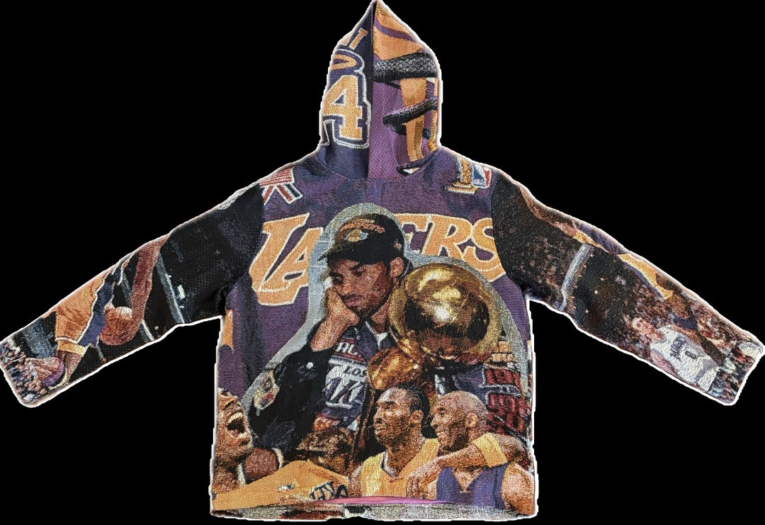 Kobe Bryant Mamba Mode Full Silk Lined Tapestry Hoodie - Etsy