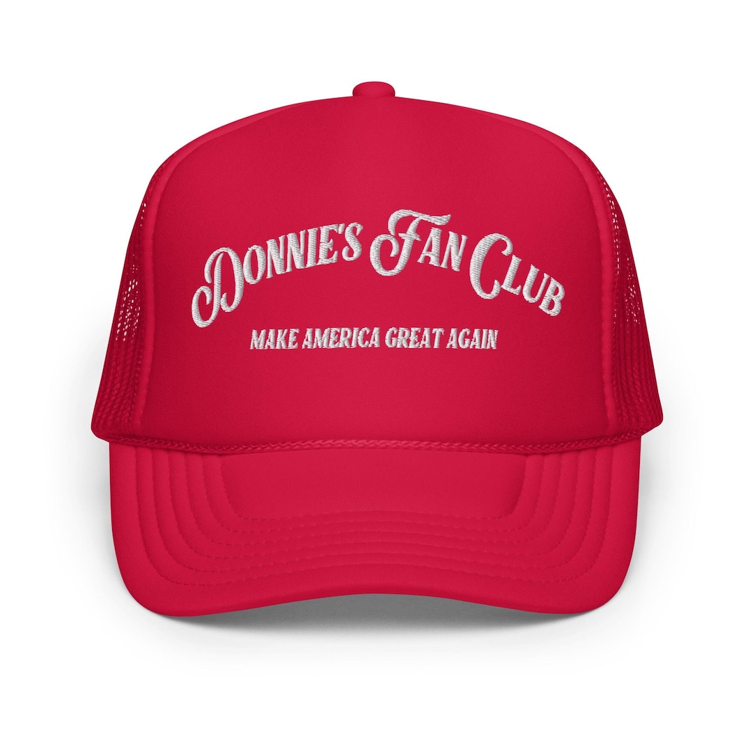 Unisex Trump Trucker Hat, Donnie's Fan Club Hat, MAGA Hat, Republican ...