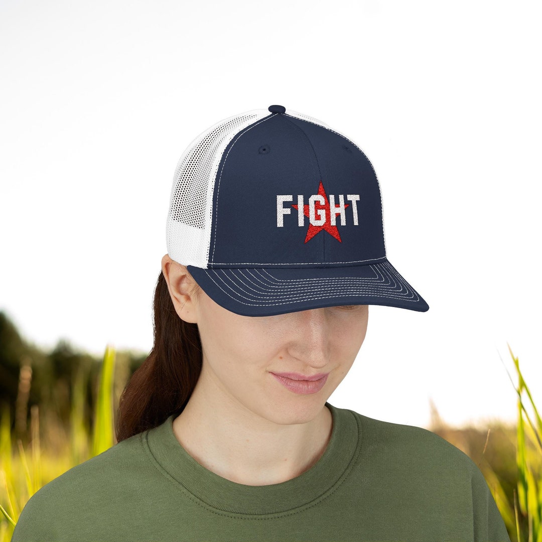 Trump Hat, FIGHT Hat, Snapback Trucker Cap, Republican Hat, Trump 2024 ...