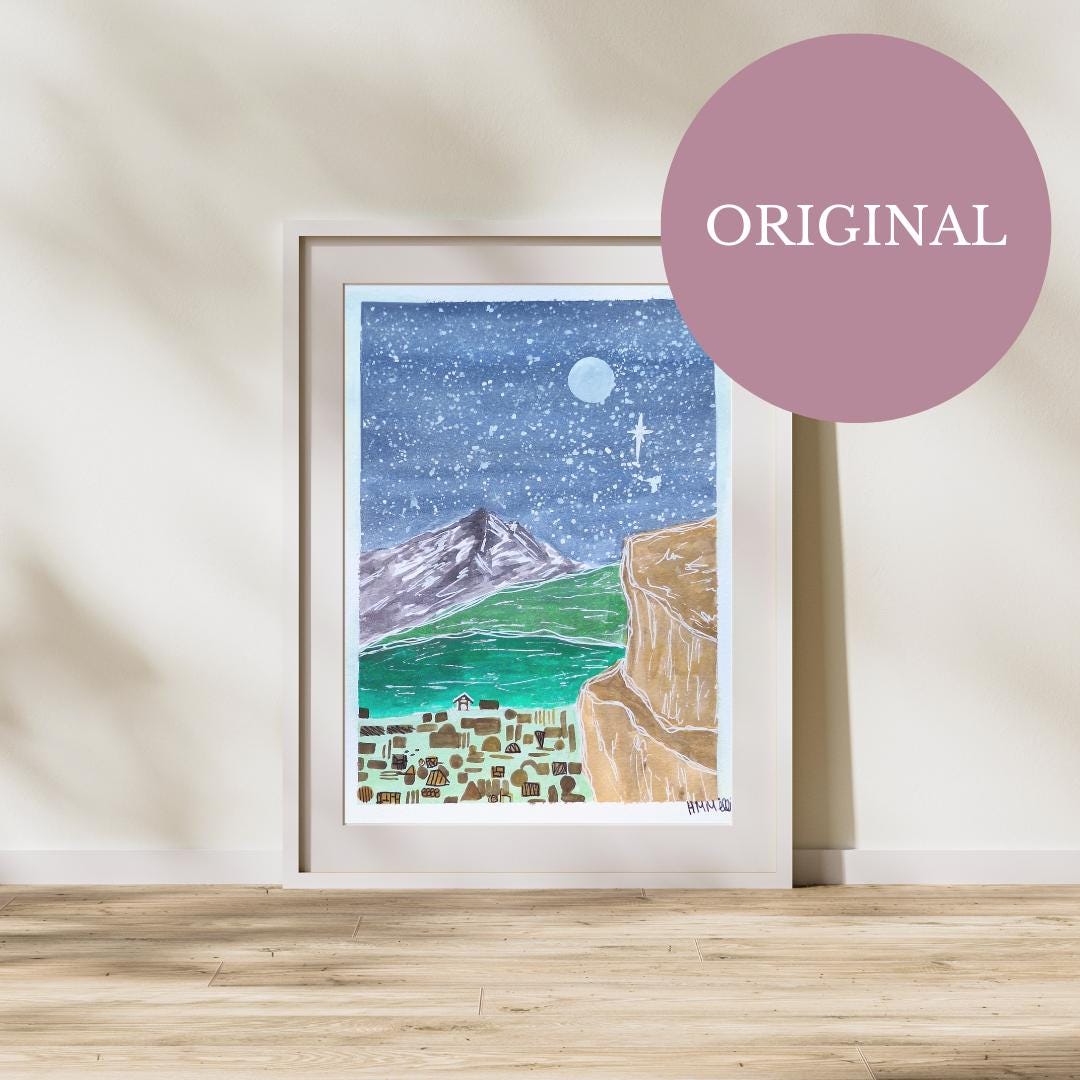 Little Town of Bethlehem ORIGINAL PAINTING // Easter | Scenes From the ...