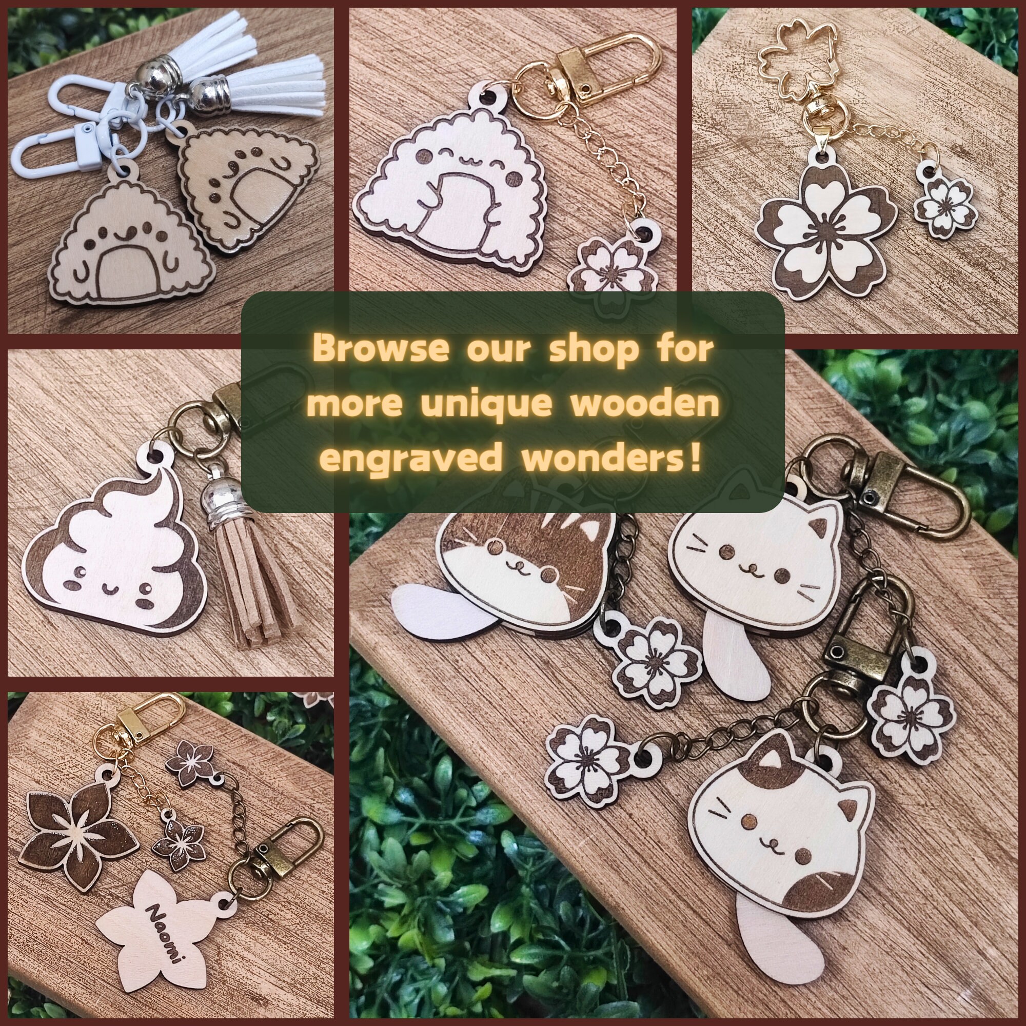 Personalized Poop Emoji Keychain, Cute Face Keychain With Brown Tassel ...