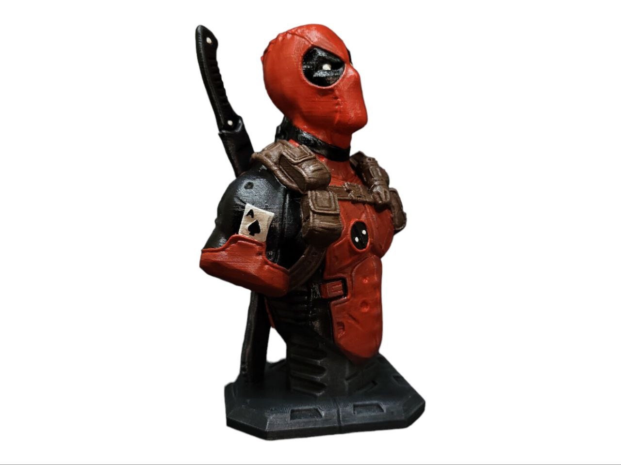 Deadpool Bust Deadpool Statue Action Figure Desktop Decoration - Etsy