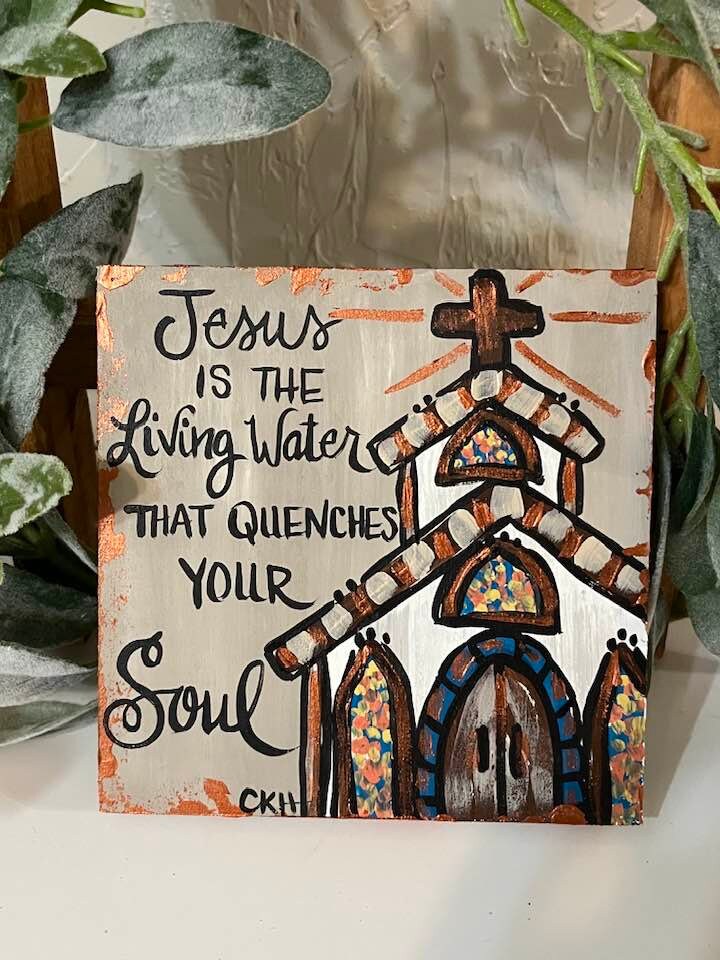 CKH Designs, Church Art, Church Painting, Wood Painting, Original ...