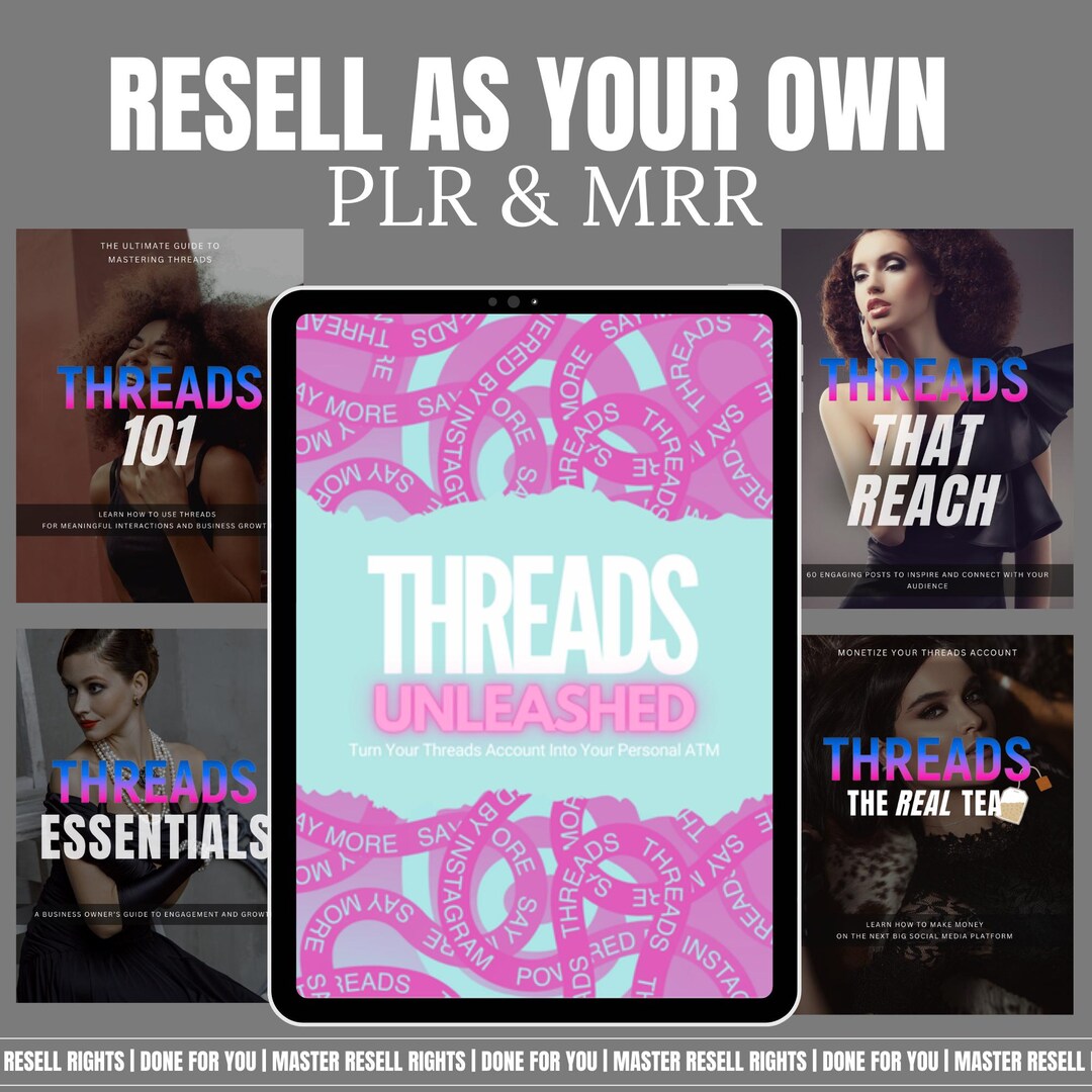 Threads Unleashed MRR Digital Product Learn How to Make Money With ...