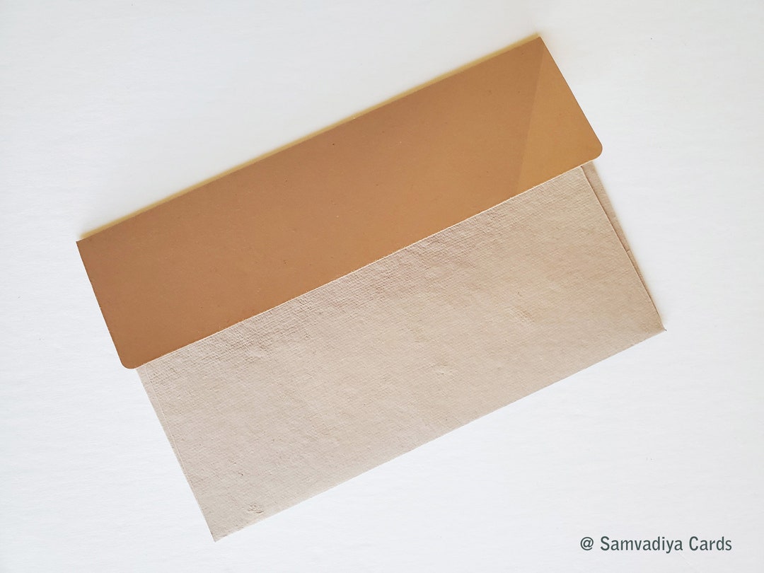 Premium Envelope 2: Specialty Envelope A9 Size, Handmade Natural Cotton ...