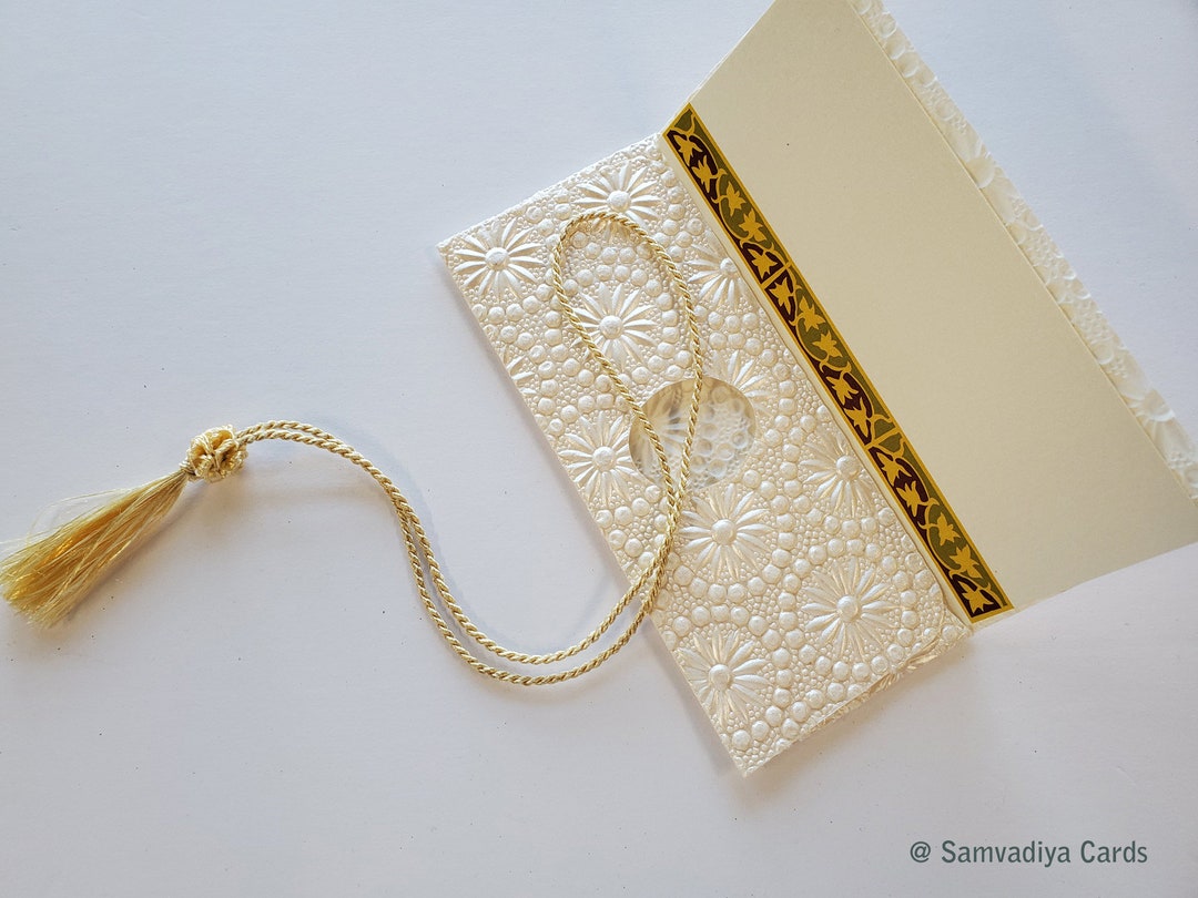 Money Envelope Assortment of Gold and Ivory Embossed, Paper Monetary ...