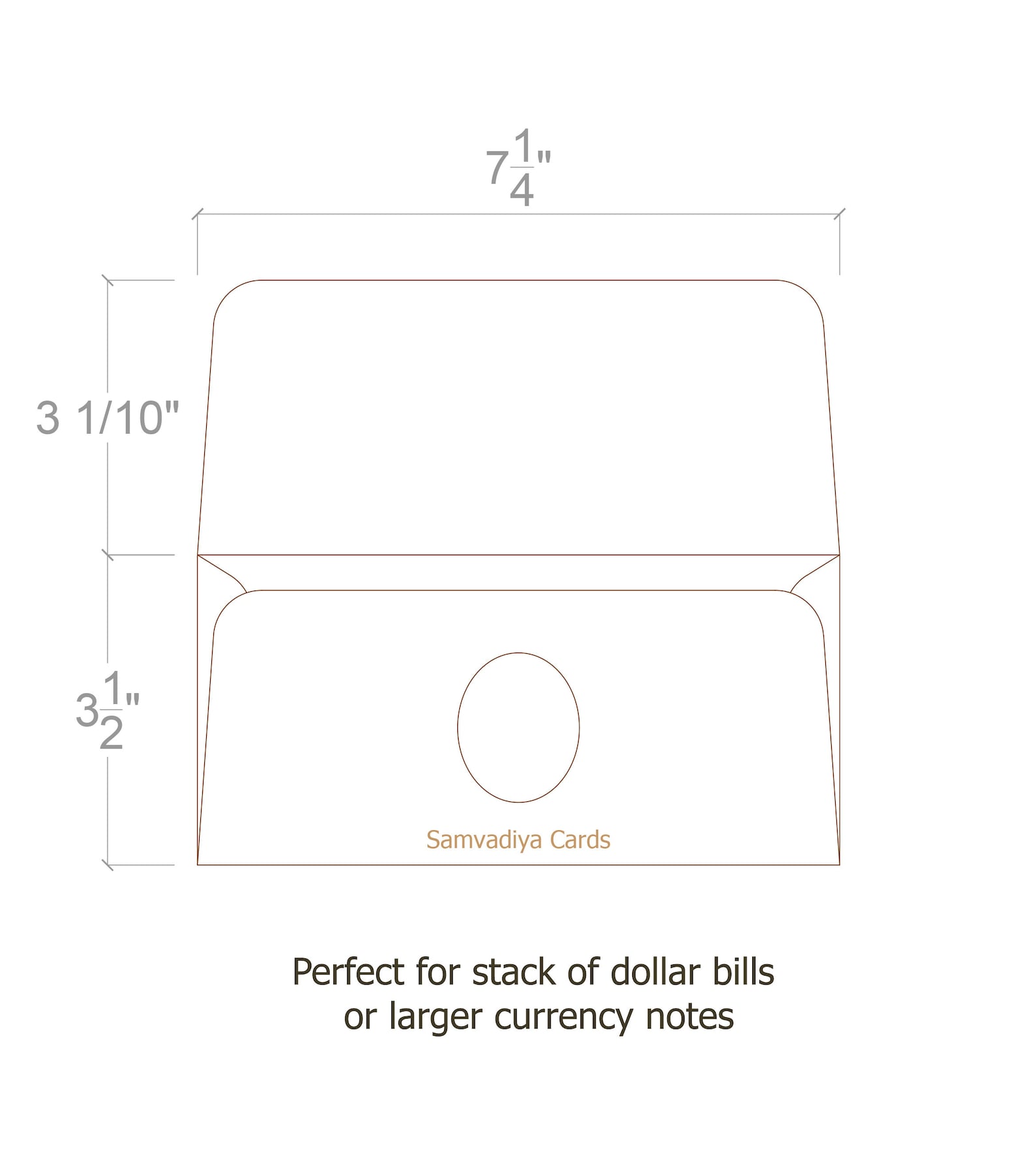 Money Envelope Larger Size Monetary Envelope Gift Card Gift - Etsy