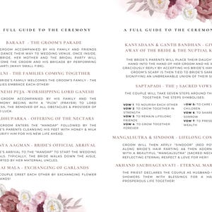 Hindu Wedding Program Hindu Wedding Program Template Hindu Wedding ...