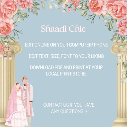 Hindu Wedding Program Template Indian Wedding Ceremony Program Hindu ...