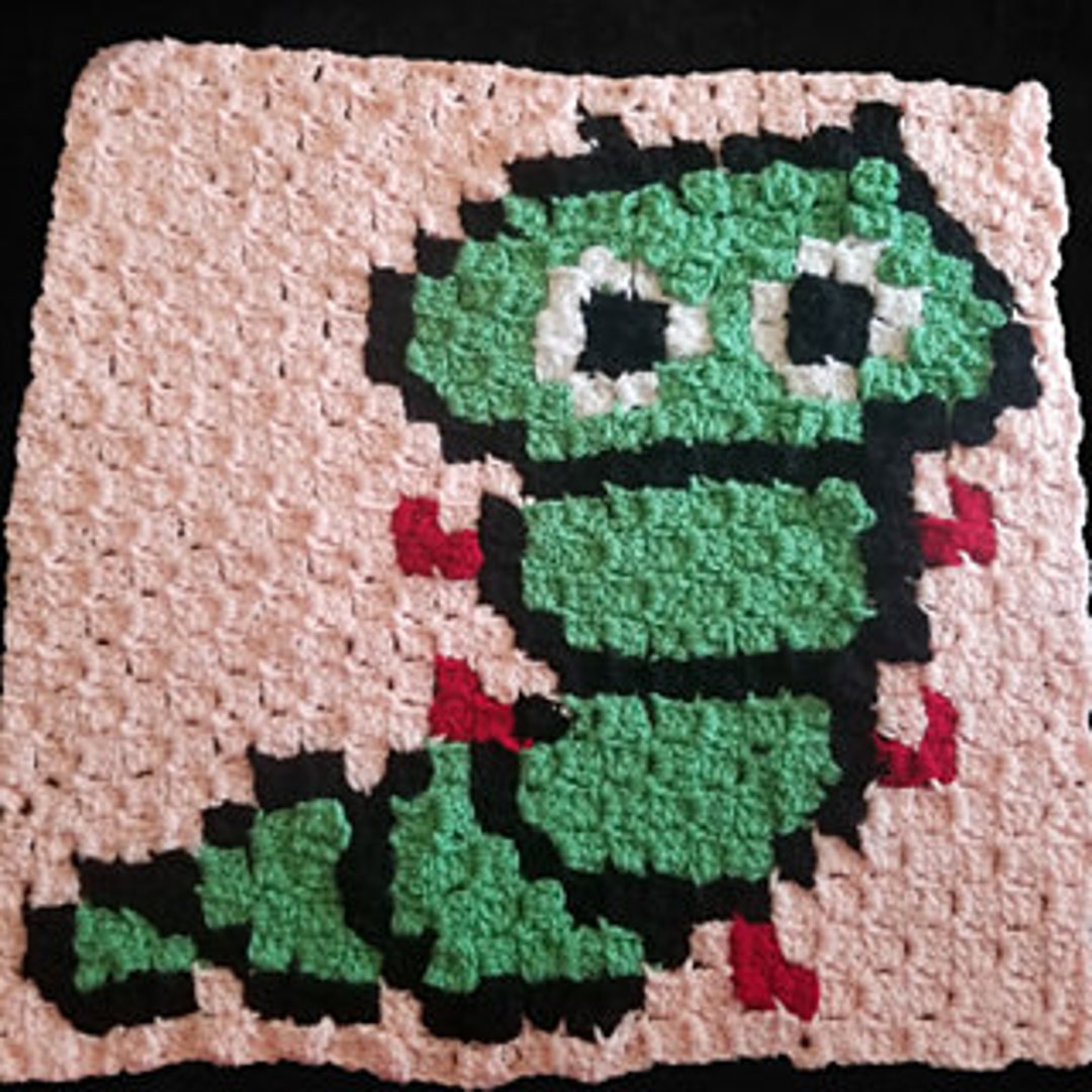 Carl the Caterpillar C2C Chart - Etsy