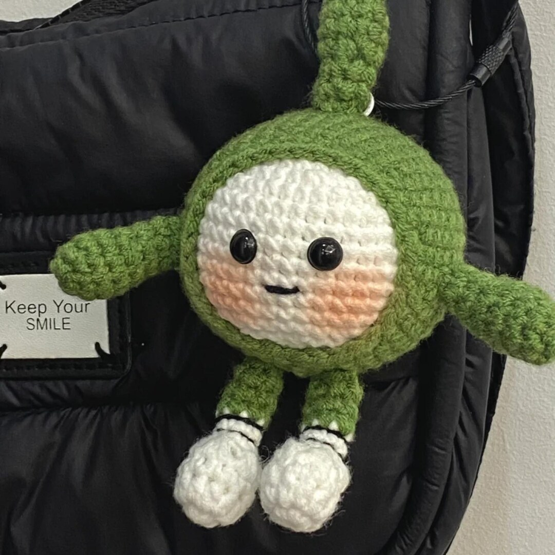Small Green Dumplings Crochet Pattern, PDF Dumplings, Dumpling Keychain ...