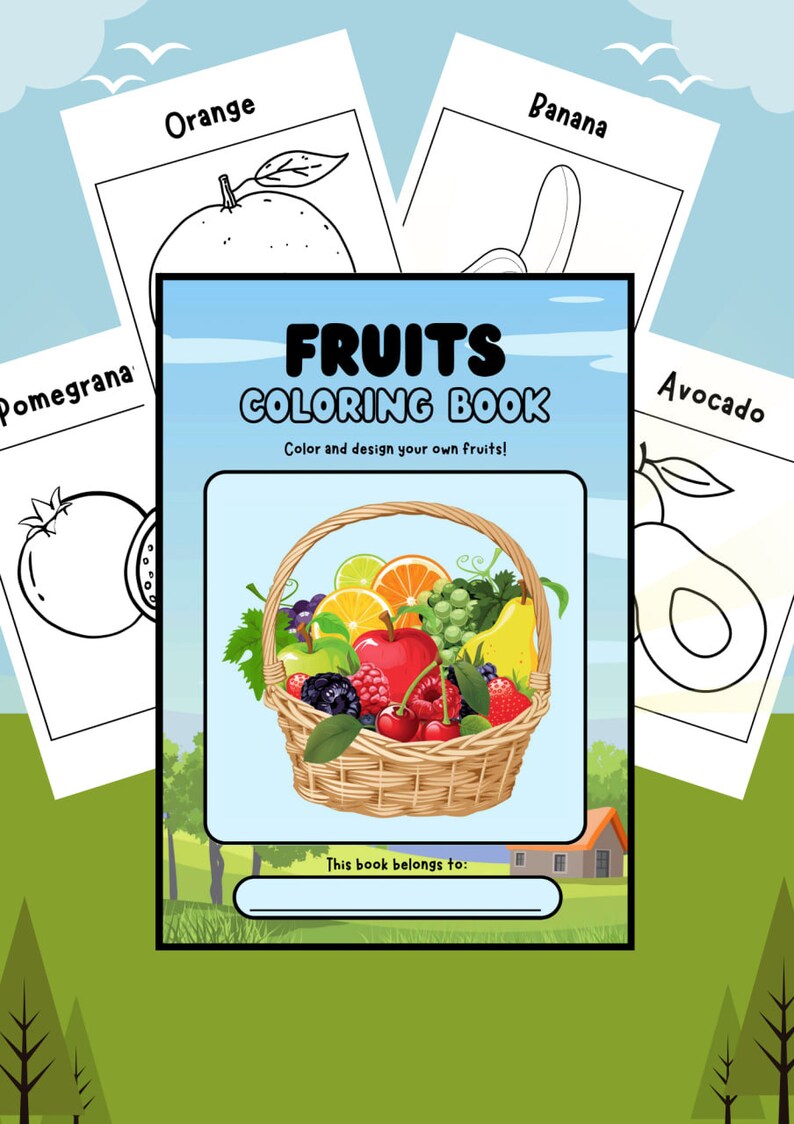 Coloring Book for Kids - Etsy