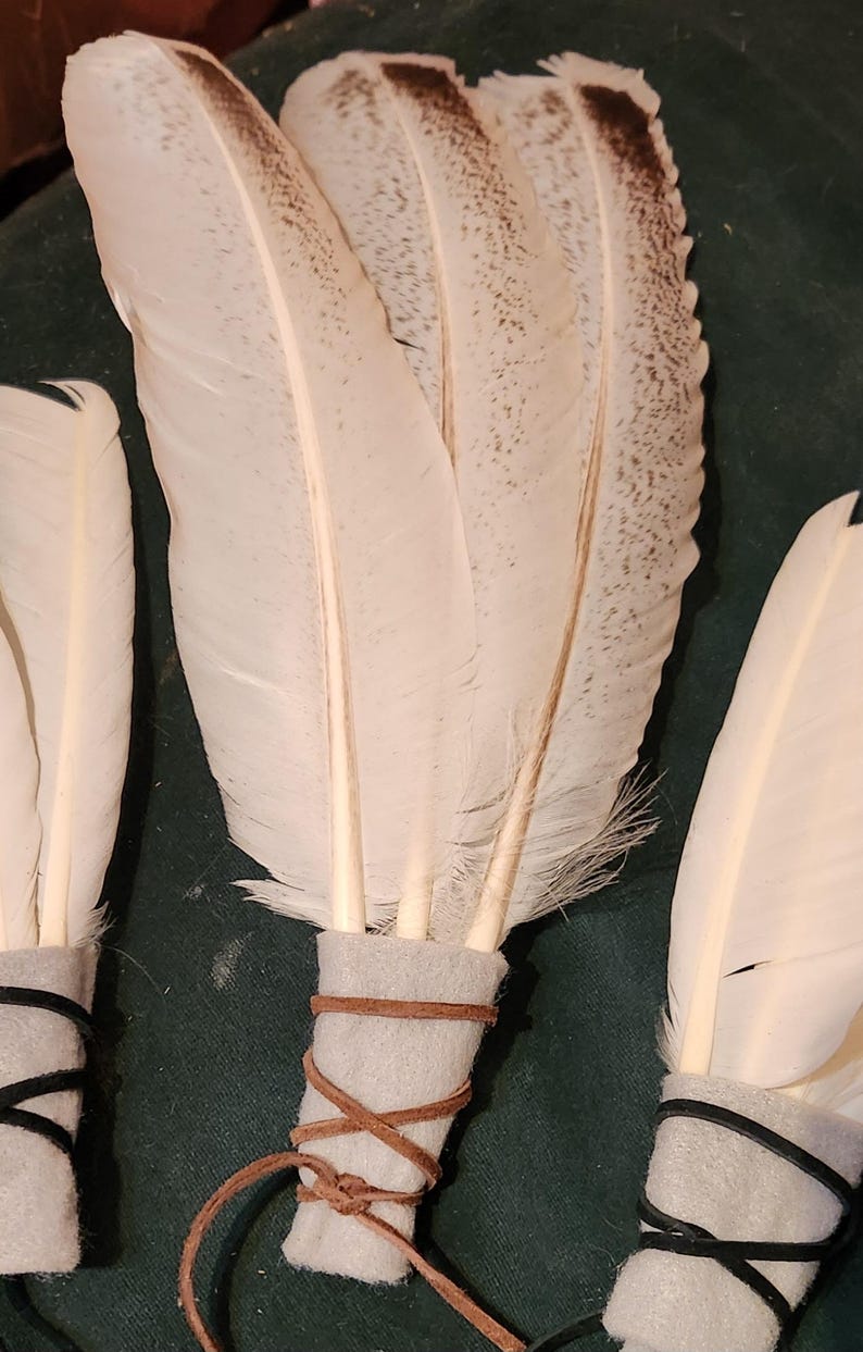 Feather Fan for Smudging, Sustainably Sourced - Etsy