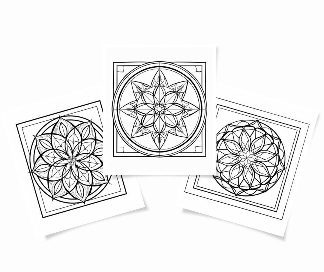 30 Beautiful Mandala Coloring Pages, Printable Coloring Pages, Coloring ...