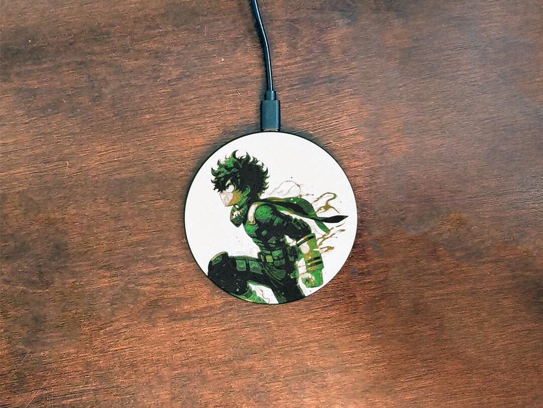 My Hero Academia Deku Wireless Phone Charger, 3D Printed - Etsy