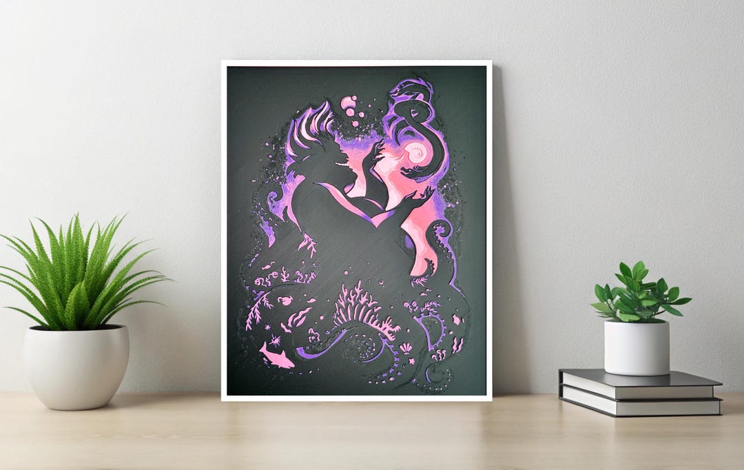 Ursula 3D Art Print - Etsy