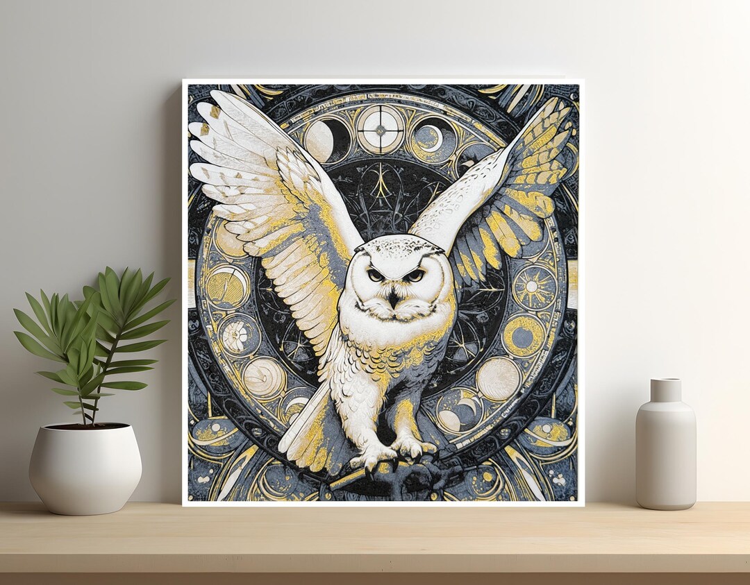 Harry Potter Hedwig 3D Art Print - Etsy
