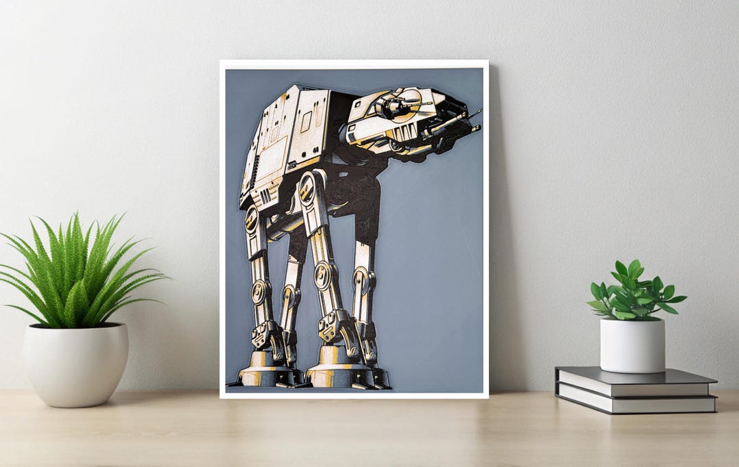 Star Wars At-at 3D Art Print - Etsy