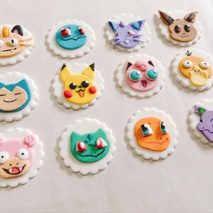 Pokemon Cupcake Toppers - Etsy