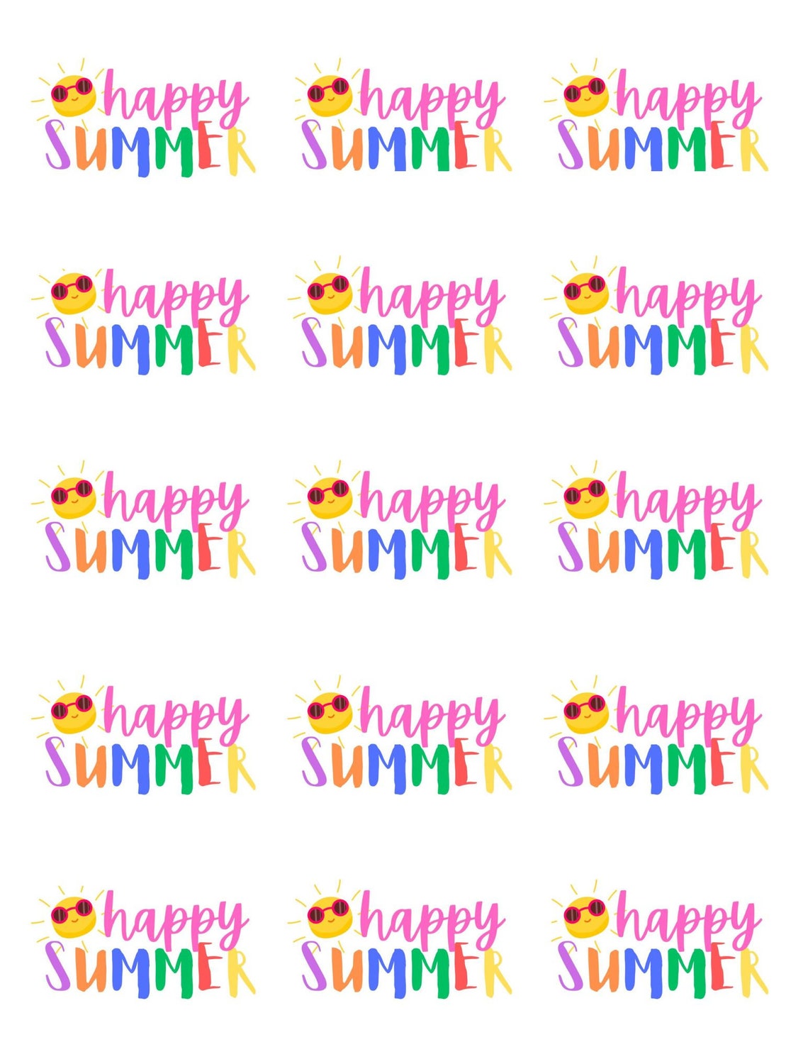 Stay Cool This Summer Marketing Popby Tag Editable Digital Download - Etsy