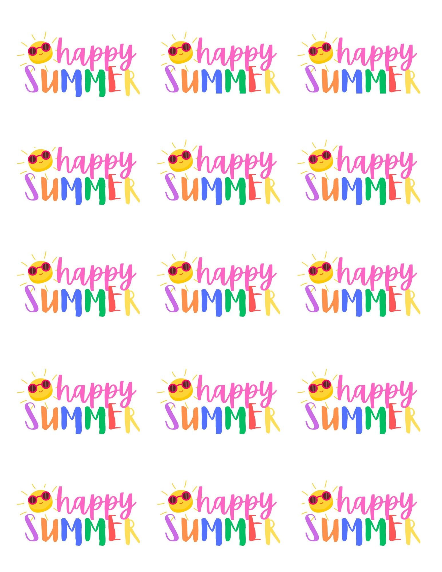 Stay Cool This Summer Marketing Popby Tag Editable Digital Download - Etsy