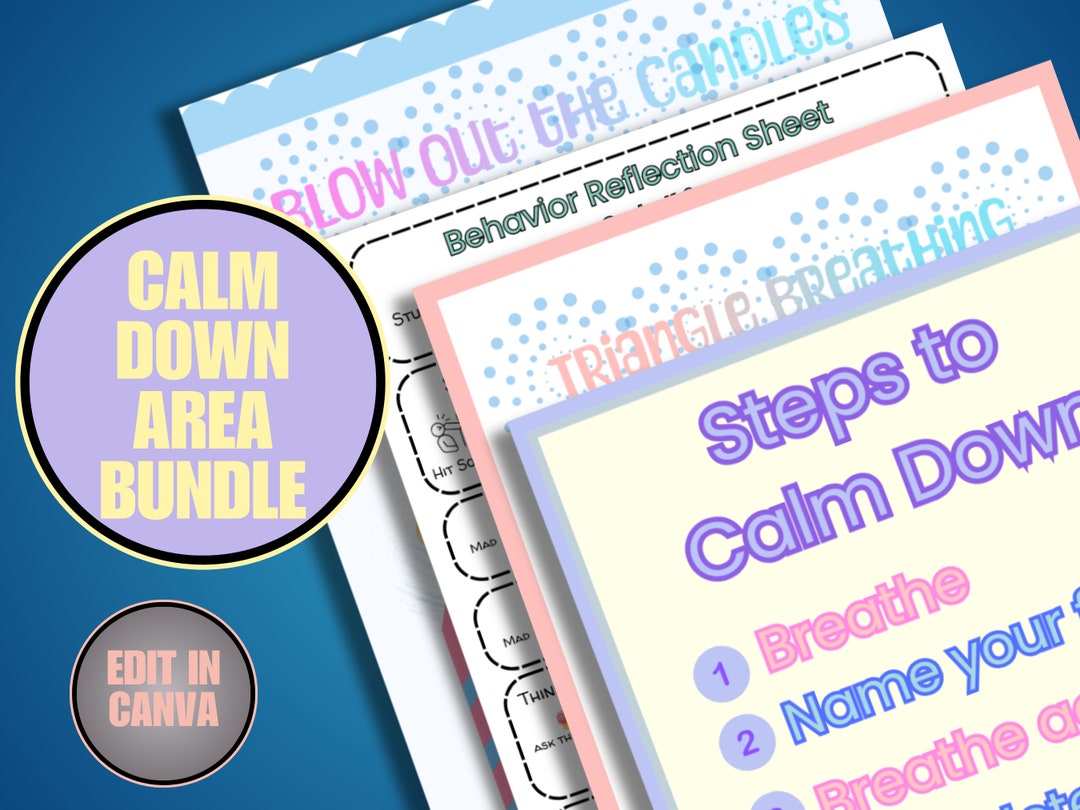Calm Down Corner Resources to Help Your Students Work Through Their ...