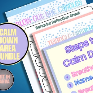 Calm Down Corner Resources to Help Your Students Work Through Their ...