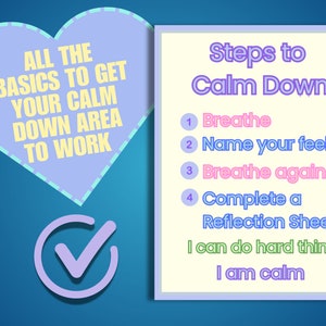 Calm Down Corner Resources to Help Your Students Work Through Their ...