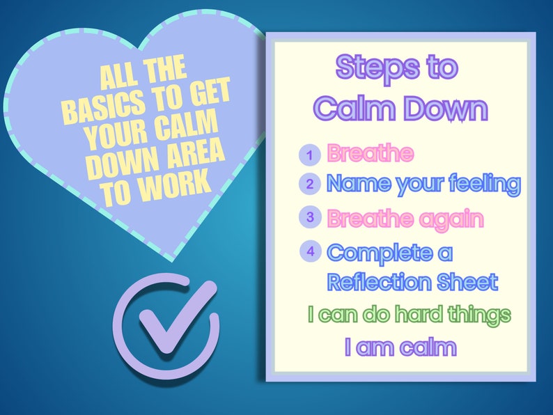 Calm Down Corner Resources to Help Your Students Work Through Their ...
