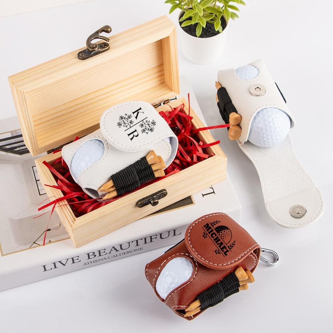 Personalized Golf Ball Bag/golf Ball Bag/stylish Pouch for Golf Balls ...