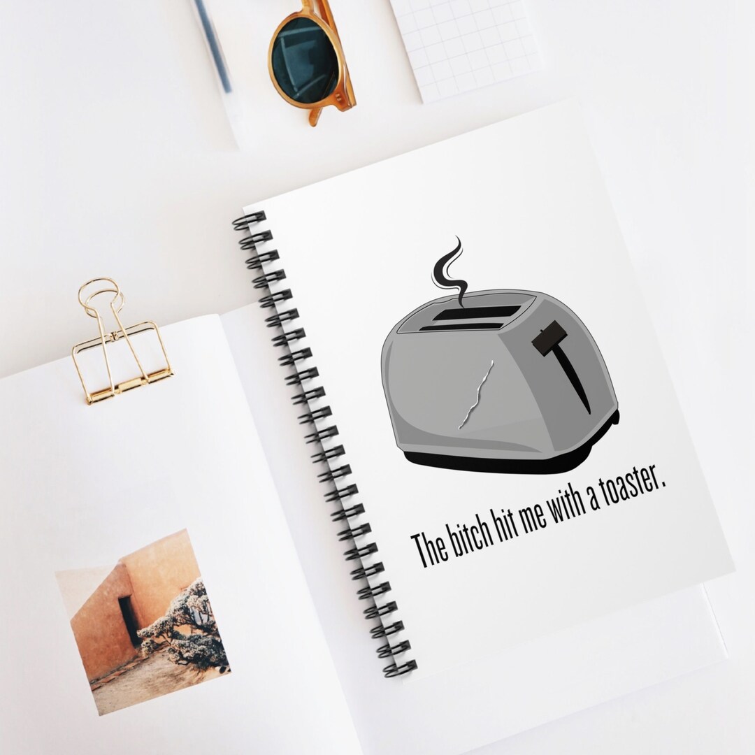 Toaster Smash - Spiral Notebook - Etsy