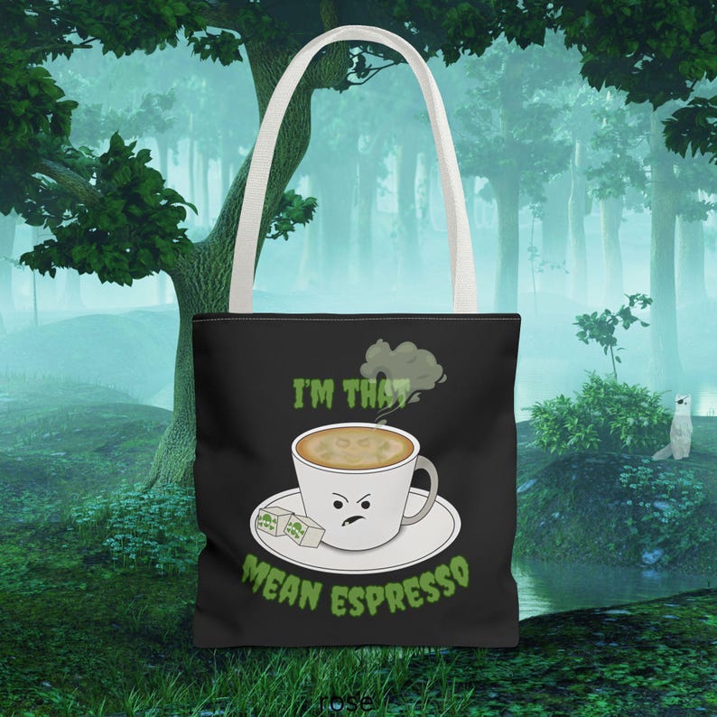 Mean Espresso - Sabrina Carpenter Pop Pun - Poison Coffee Tote Bag - Etsy