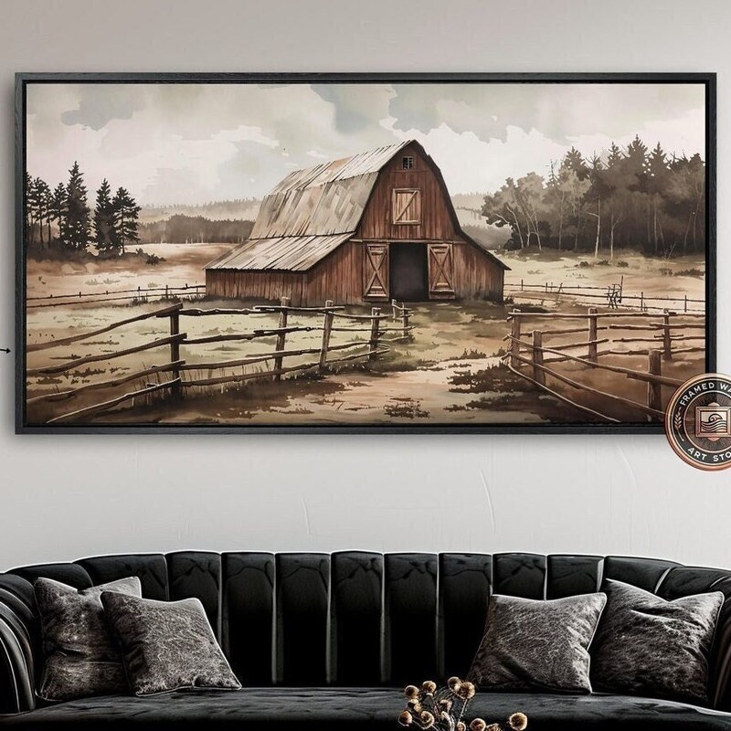 Rustic Barn Wall Art - Etsy