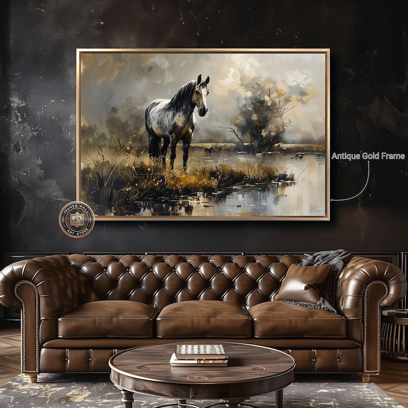 Rustic Horse Art - Etsy