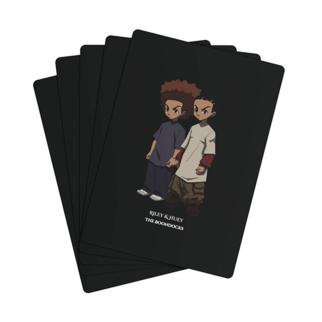 Poker Cards Deck of 54 the Boondocks Playing Cards Card Game Unique ...