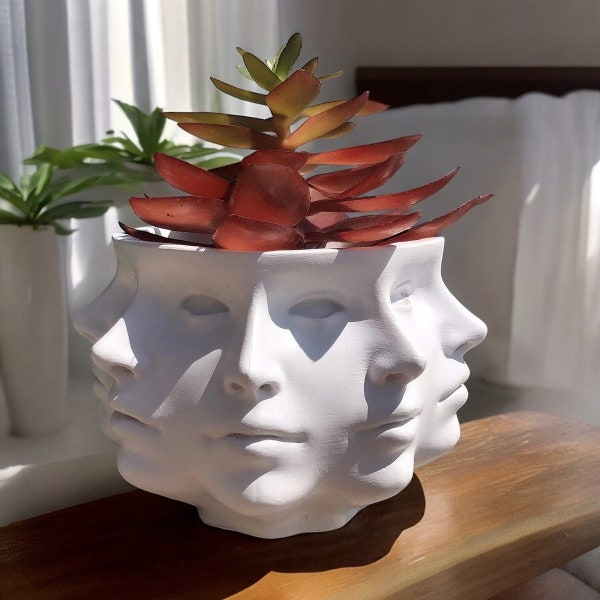 Multi Face Planter - Etsy