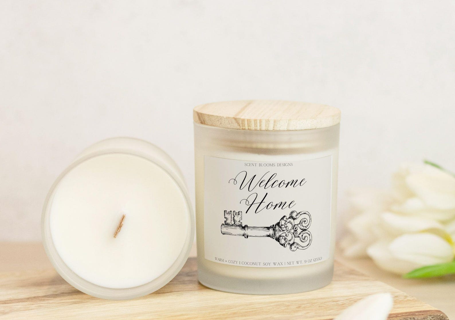 Welcome Home Warm + Cozy Candle Gift Bookish Gift New Home Memories ...