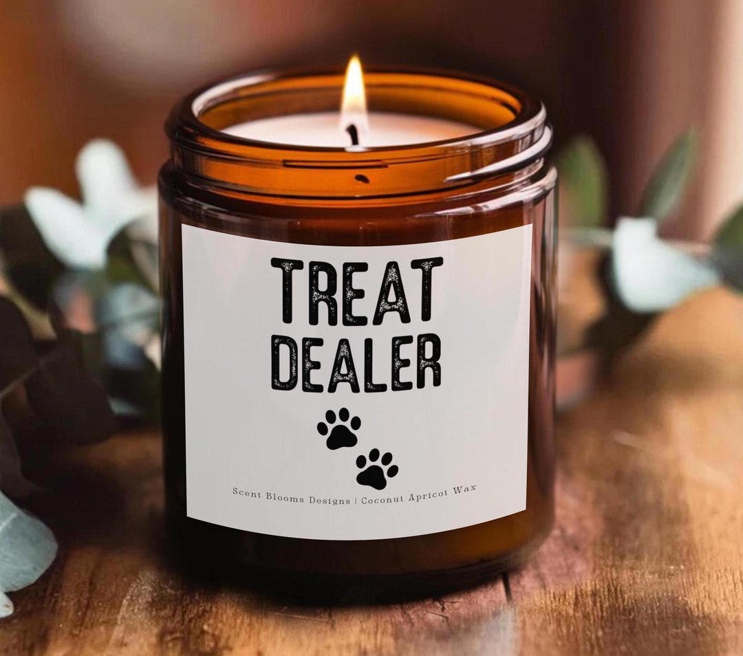 Dog Treat Dealer Candle, Gift for Dog Lovers, Funny Candles for Dog ...