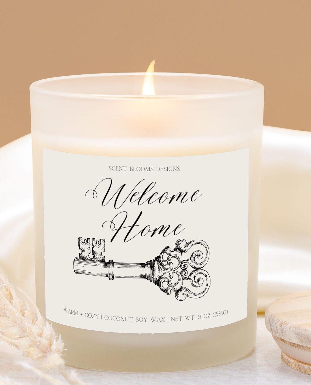 Welcome Home Warm + Cozy Candle Gift Bookish Gift New Home Memories ...