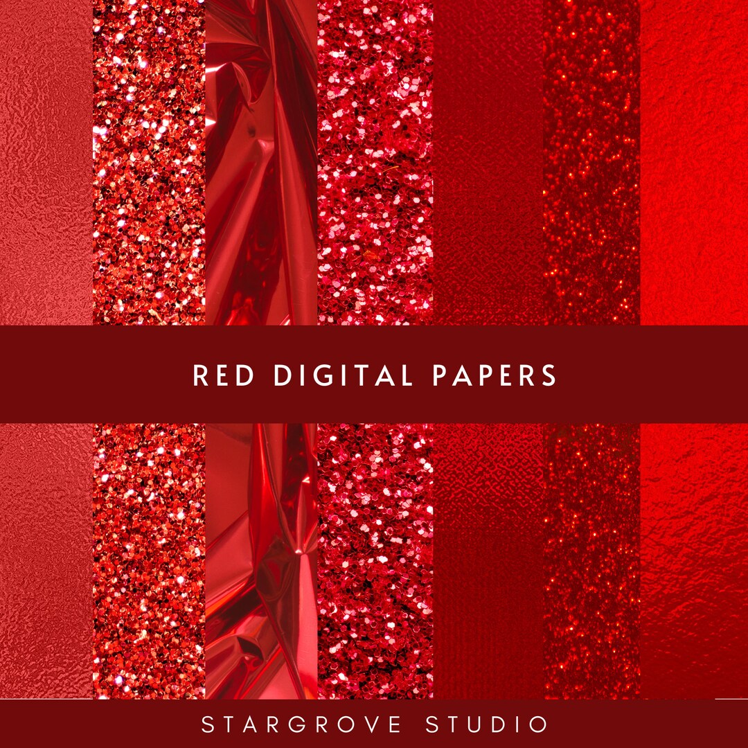 Red Textures and Backgrounds (download) | Digital Papers - Etsy