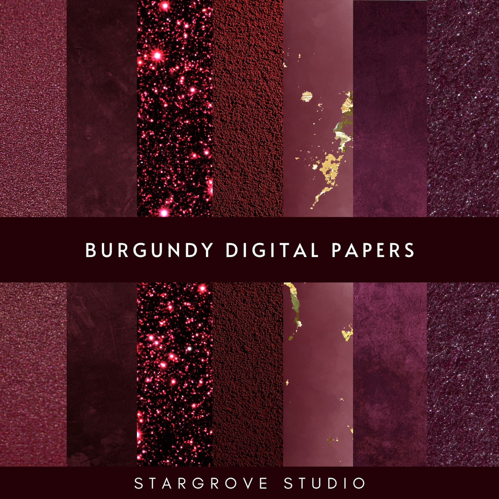 REDUCED PRICE! Burgundy Textures and Backgrounds (download) | Digital ...