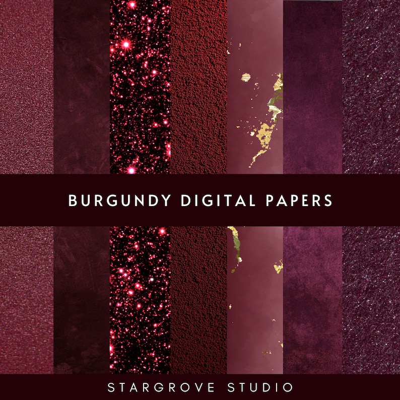 REDUCED PRICE! Burgundy Textures and Backgrounds (download) | Digital ...