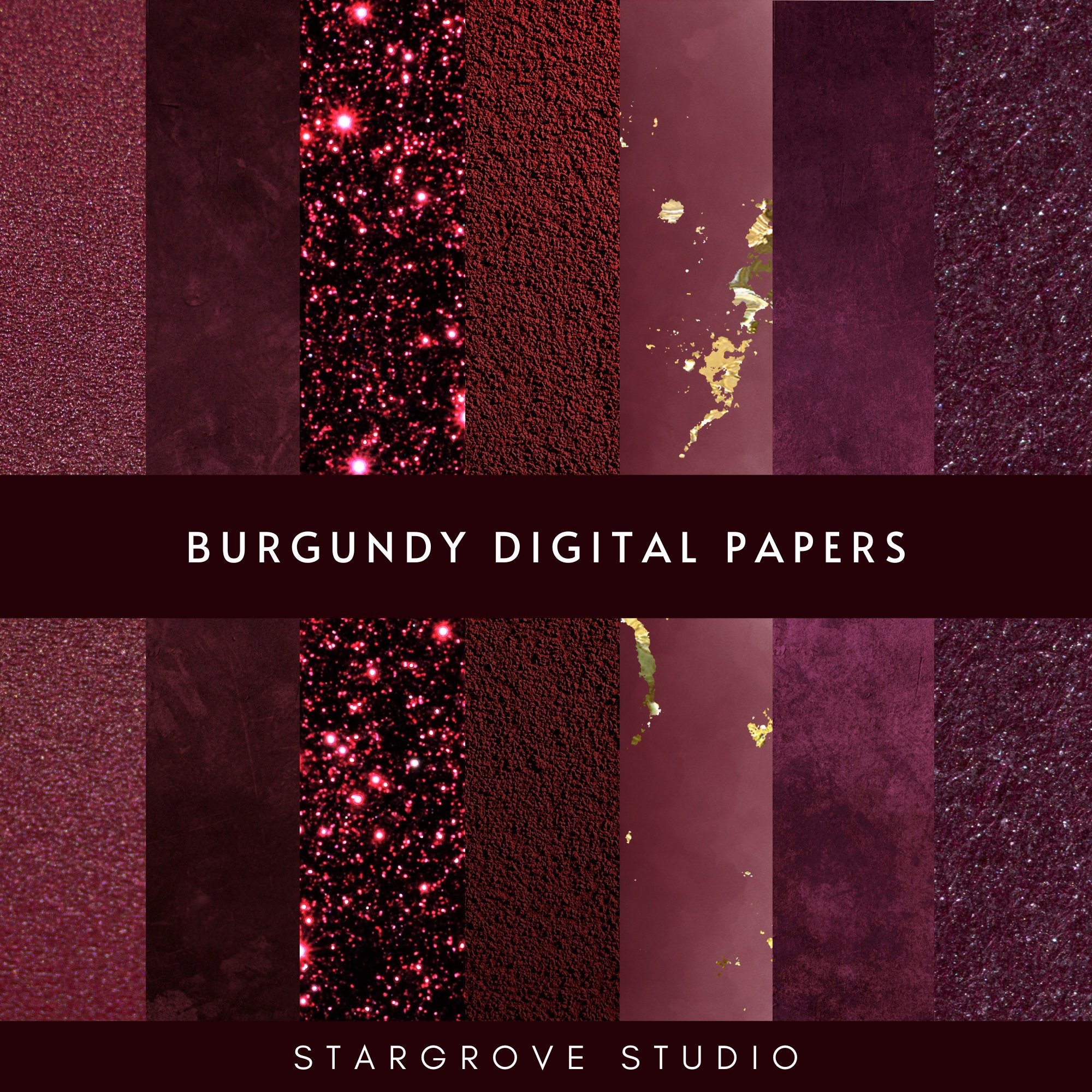 REDUCED PRICE! Burgundy Textures and Backgrounds (download) | Digital ...
