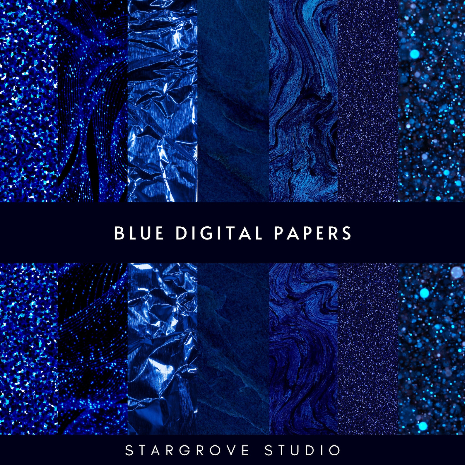 REDUCED PRICE! Blue Textures and Backgrounds (download) | Digital ...